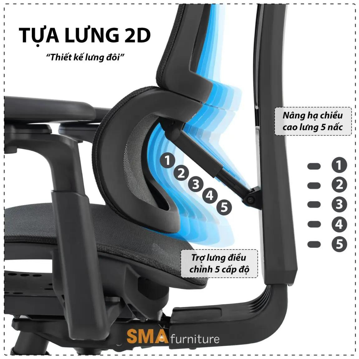 Ghế Công Thái Học SMA Lumbar: Giải Pháp Toàn Diện Cho Sức Khỏe Văn ...